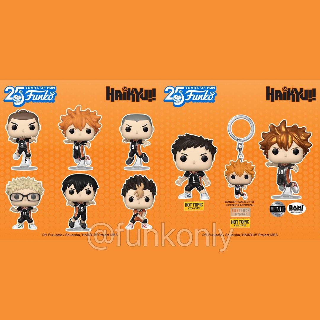 [PO] Haikyu!! Pop! Vinyl Figures - Shoyo Hinata/Tobio Kageyama/Kei ...