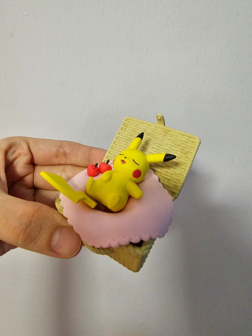 Pokemon Pikachu limited edition utatane basket popmart toy, Hobbies ...