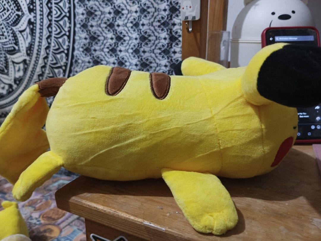 Pokemon Sleeping Pikachu Stuffed Toy Plushie, Hobbies & Toys, Toys ...