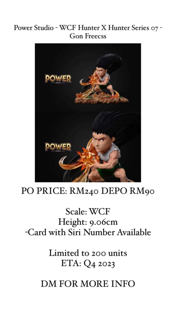 Power Studio - WCF Hunter X Hunter Series 07 - Gon Freecss, Hobbies & Toys, Toys & Games on ...