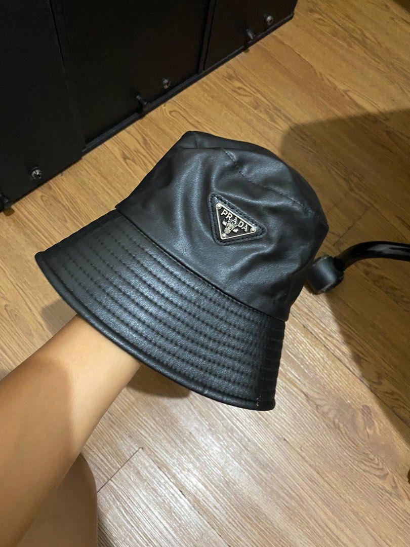Prada Bucket Hat, Fesyen Wanita, Aksesoris di Carousell