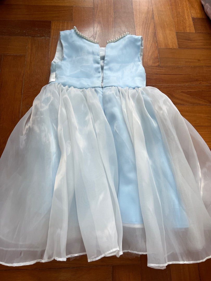 Pretty baby blue dress, Babies & Kids, Babies & Kids Fashion on Carousell