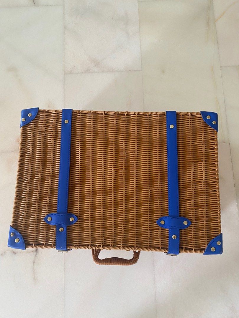 Rattan rectangular suitcase, Furniture & Home Living, Home Decor, Other ...