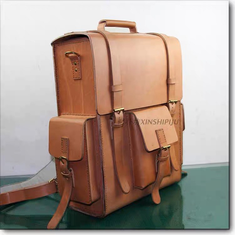 Real leather backpack for man, Men's Fashion, Bags, Backpacks on Carousell