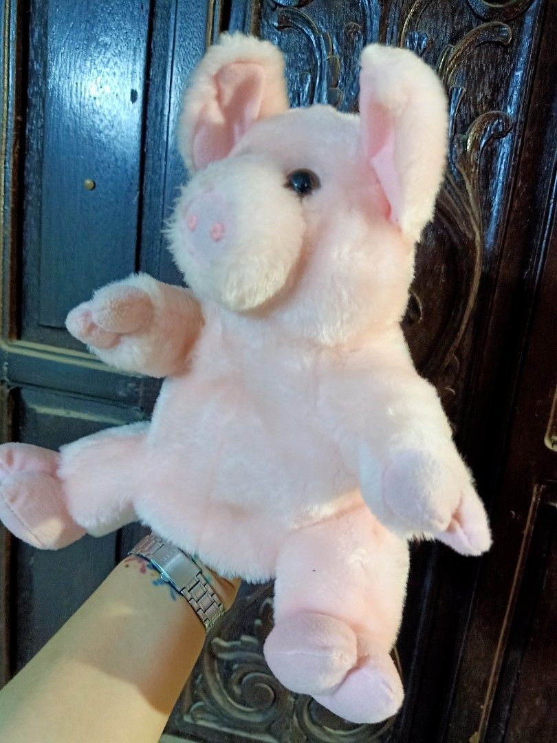 REALISTIC PIG HAND PUPPET on Carousell
