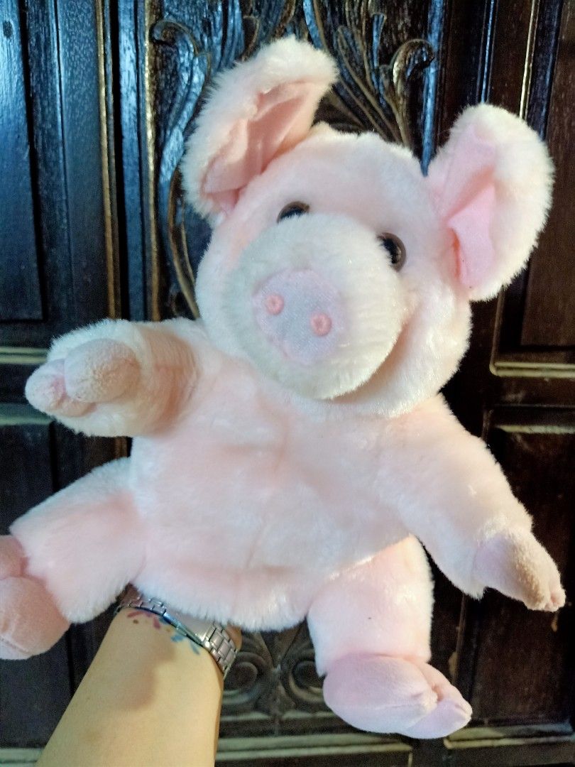 REALISTIC PIG HAND PUPPET on Carousell