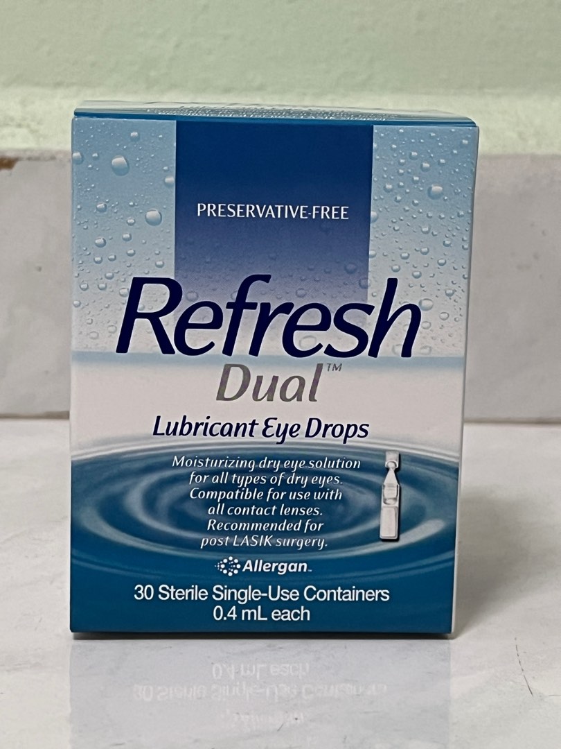 Refresh Lubricant Eye Drops 30 x 0.4ml, Beauty & Personal Care, Vision ...