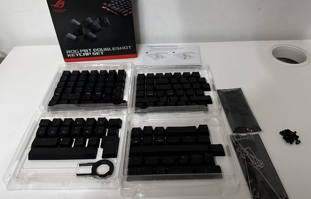 ROG PBT Doubleshot Keycap Set, Computers & Tech, Parts & Accessories ...