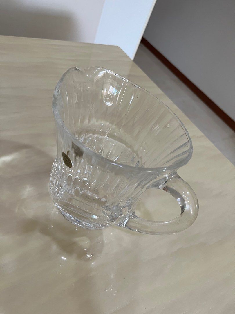 Royal crystal rock jug/pitcher (aurea), Furniture & Home Living ...