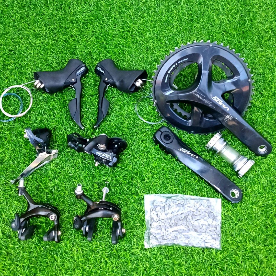 RUSH! Shimano Sora R3000 Semi Groupset, Sports Equipment, Bicycles ...