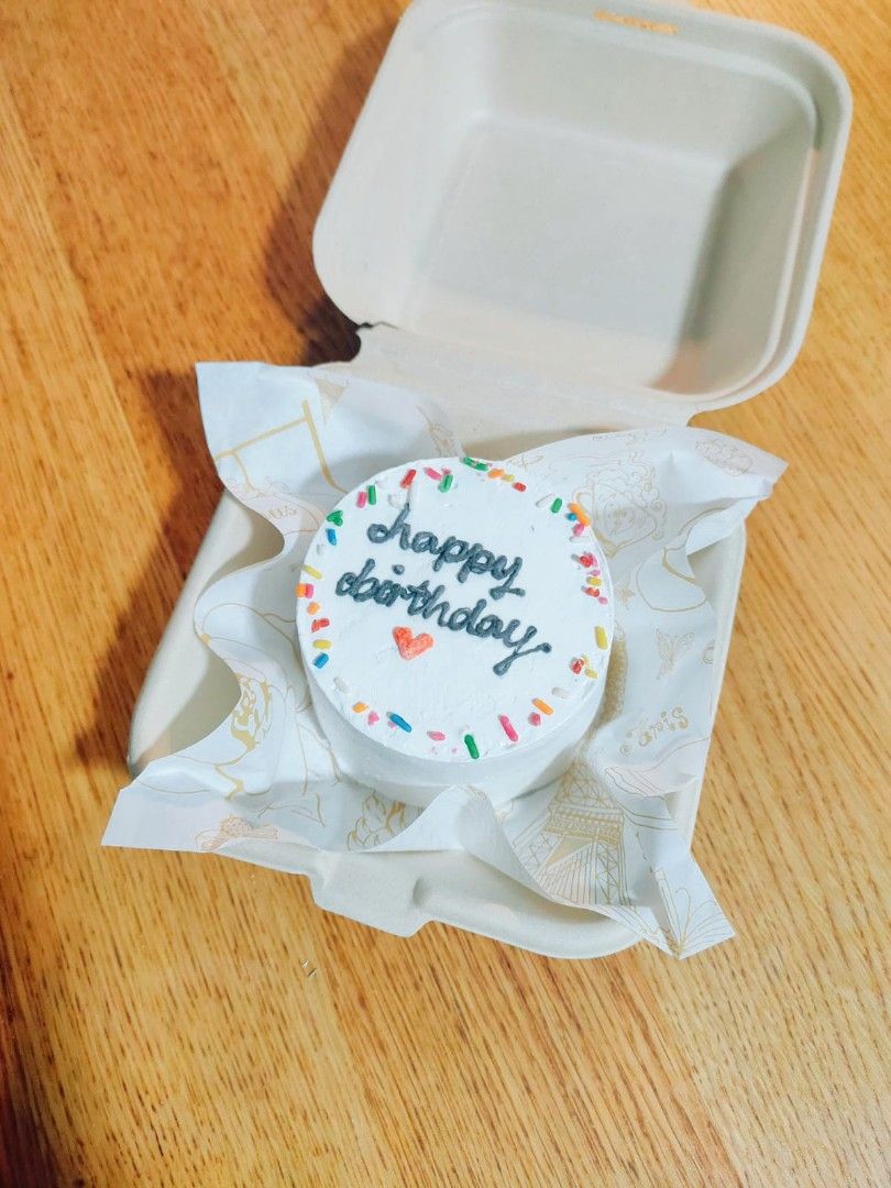 SALE!!! $10 Bento Cakes (Wording Designs), Food & Drinks, Homemade ...