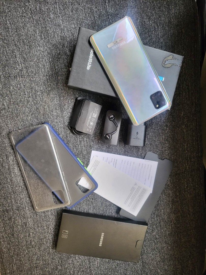 Samsung Galaxy Note 10 Lite 128GB Dualsim NTC Complete Package set Unit ...