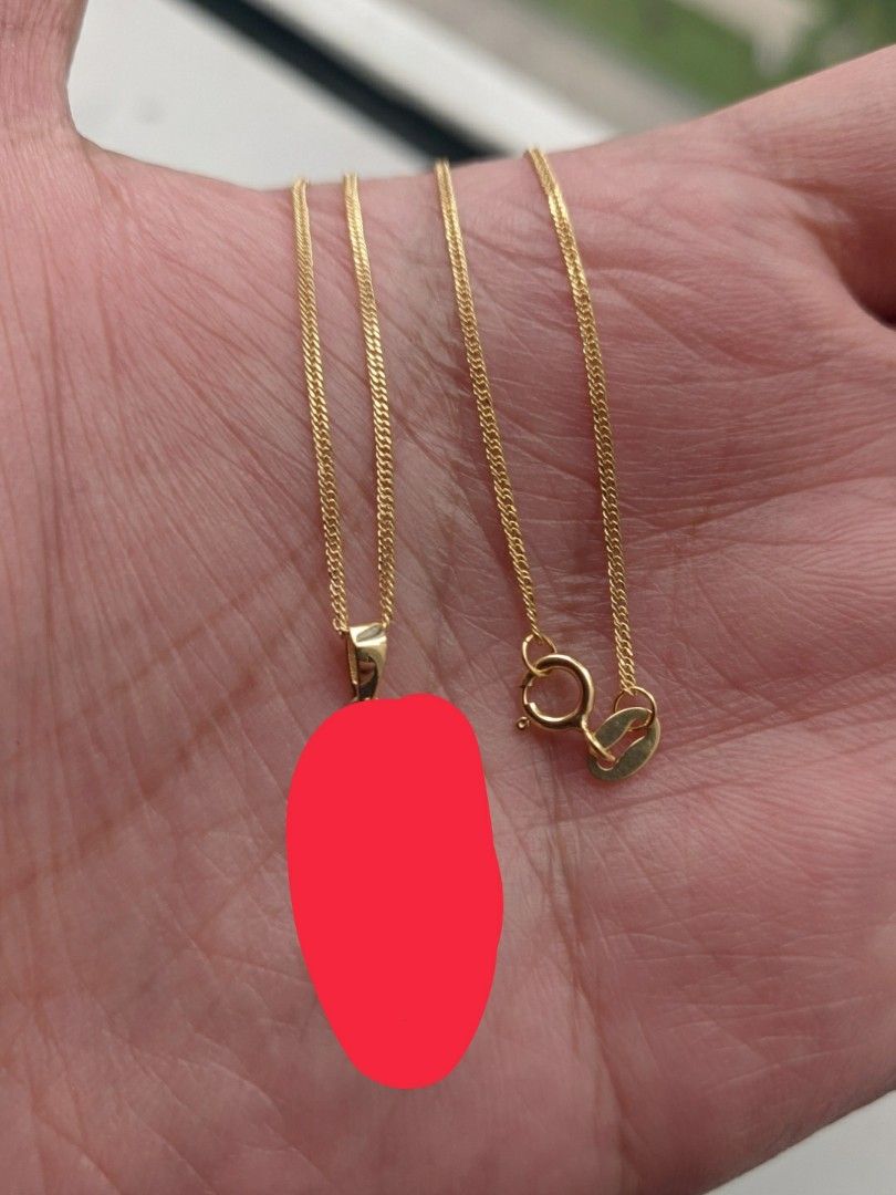 Saudi Gold 18k japan chain necklace, Women's Fashion, Jewelry ...