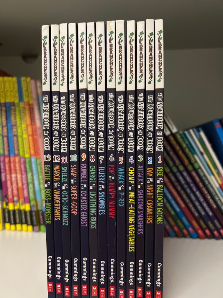 Scholastic The Notebook of Doom Series, Hobbies & Toys, Books ...