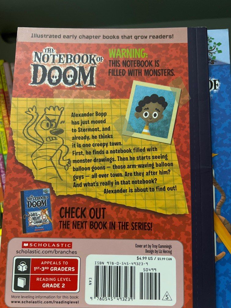 Scholastic The Notebook of Doom Series, Hobbies & Toys, Books ...