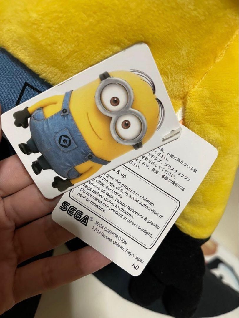 SEGA NEW Despicable Me Minion Bunny/Dracula Plush Toys, Hobbies & Toys ...