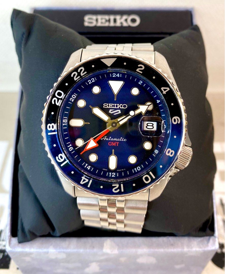 Seiko Automatic GMT Men Watch, Men's Fashion, Watches & Accessories ...