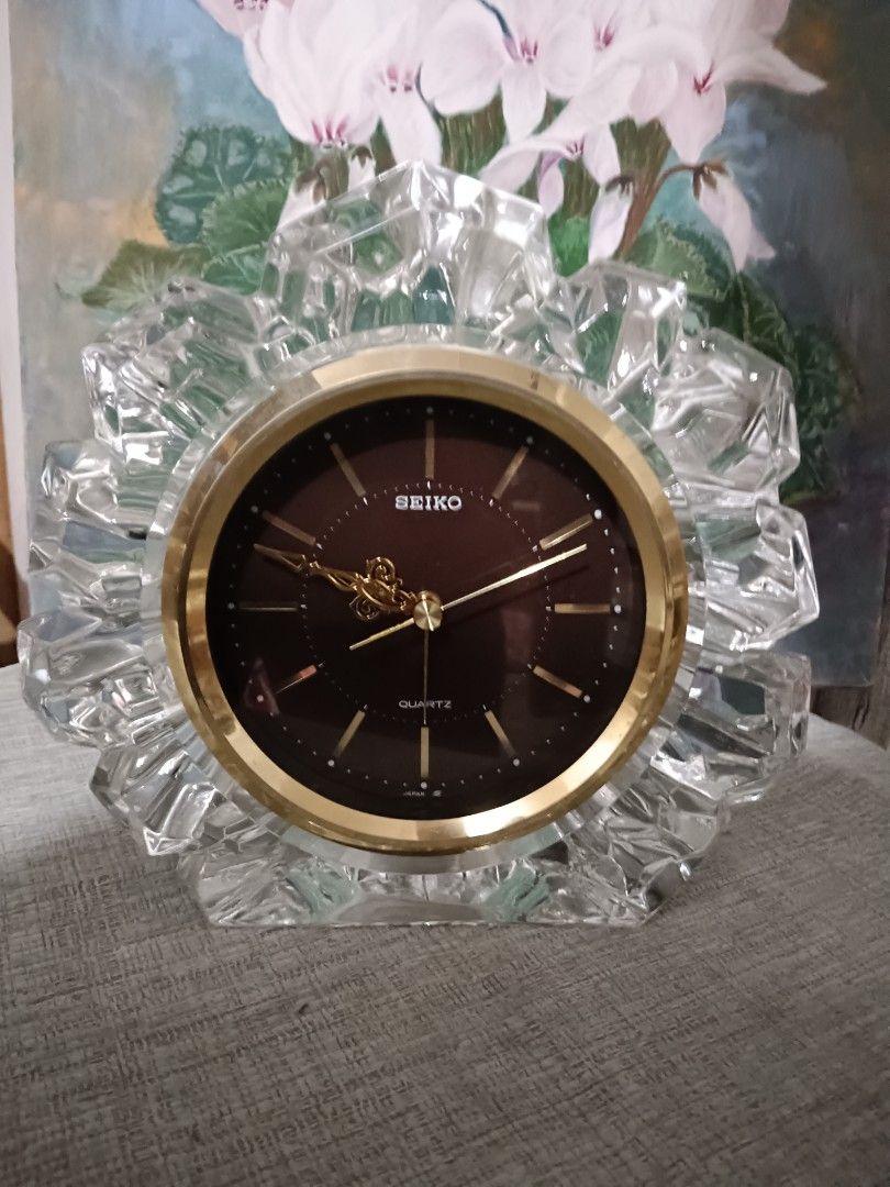 Seiko Crystal Clock on Carousell
