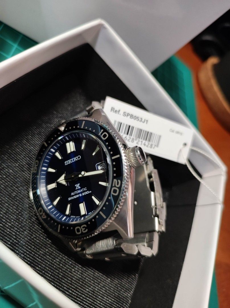 Seiko 62mas SPB053J1 SBDC053 blue prospex diver watch, Men's Fashion ...