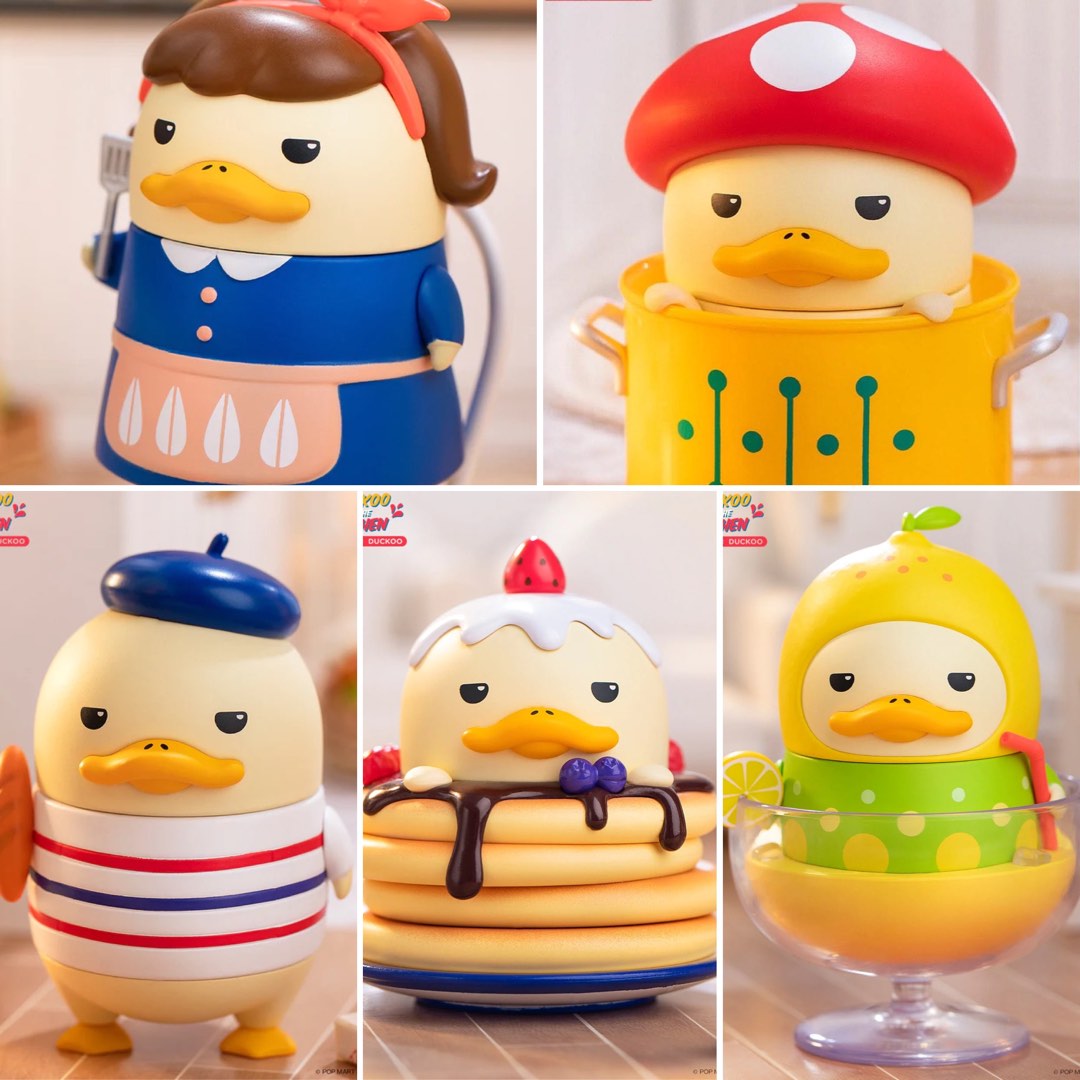 [Sell as Set] Popmart/Pop Mart, Duckoo Kitchen, Mama Chef, Pancake ...