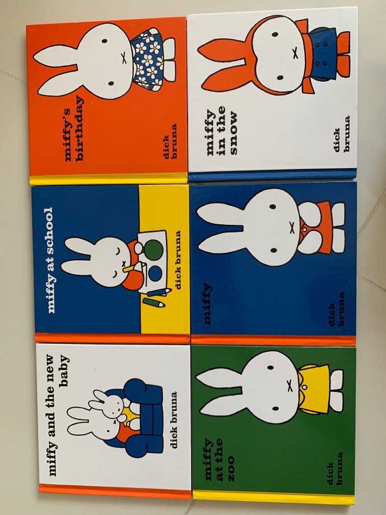 Set of 6 Miffy Books, Hobbies & Toys, Books & Magazines, Children's Books on Carousell