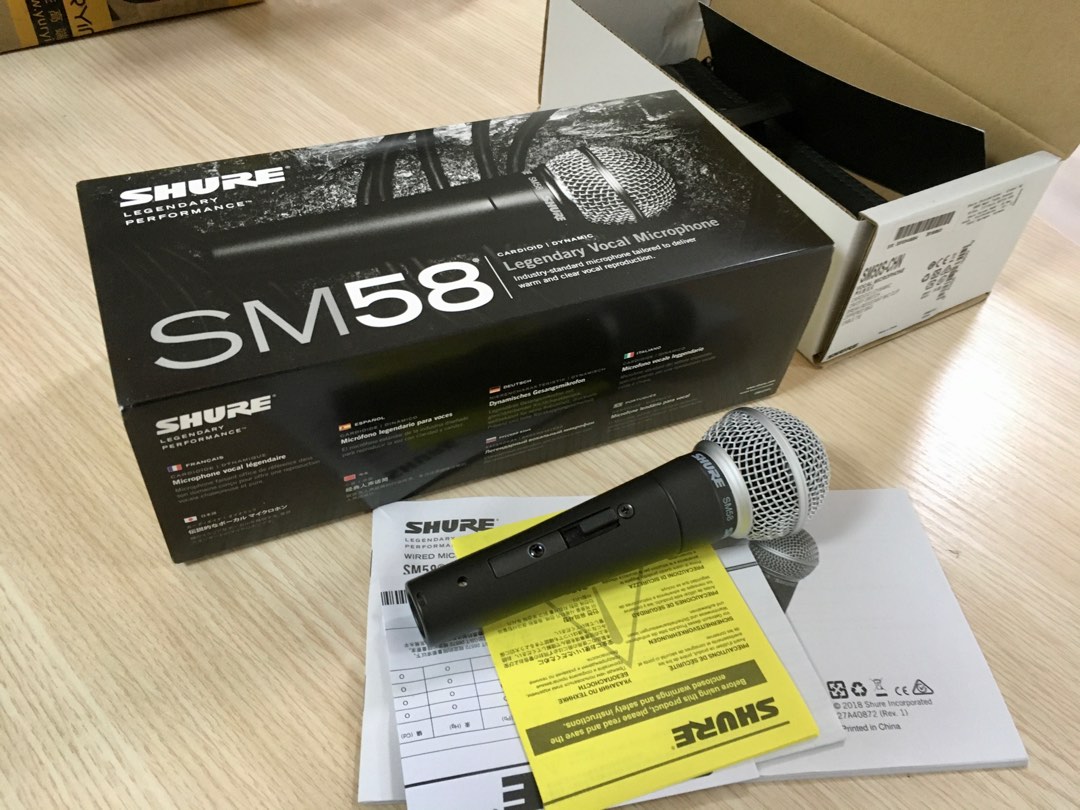 SHURE Vocal Microphone SM58S, Audio, Microphones on Carousell