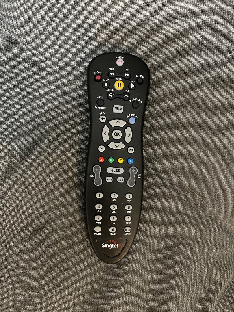 Singtel TV Remote Control, TV & Home Appliances, TV & Entertainment, TV ...