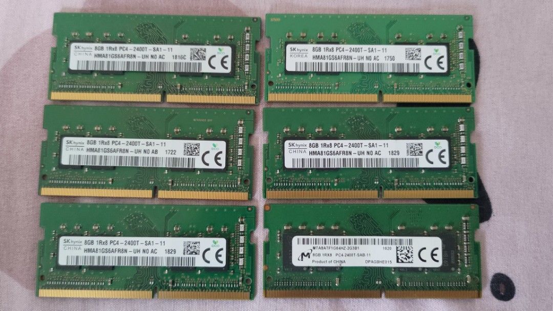 SK Hynix Ram 8GB DDR4 2400Mhz, Computers & Tech, Laptops & Notebooks on ...