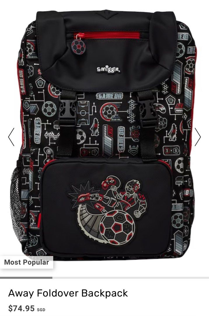 Smiggle Away Foldover backpack, Babies & Kids, Babies & Kids Fashion on ...