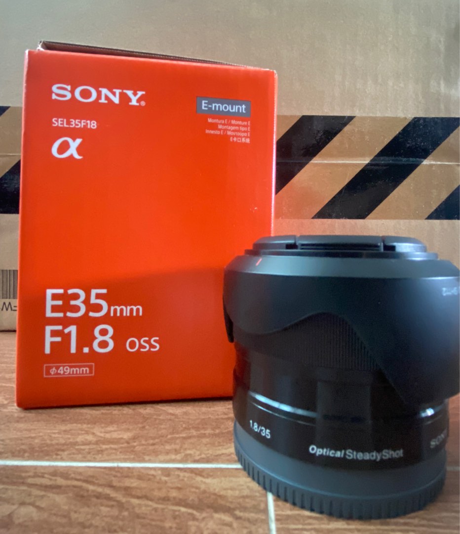 Sony 35mm F1.8 OSS SEL35F18 Prime Lens, Photography, Lens & Kits on ...