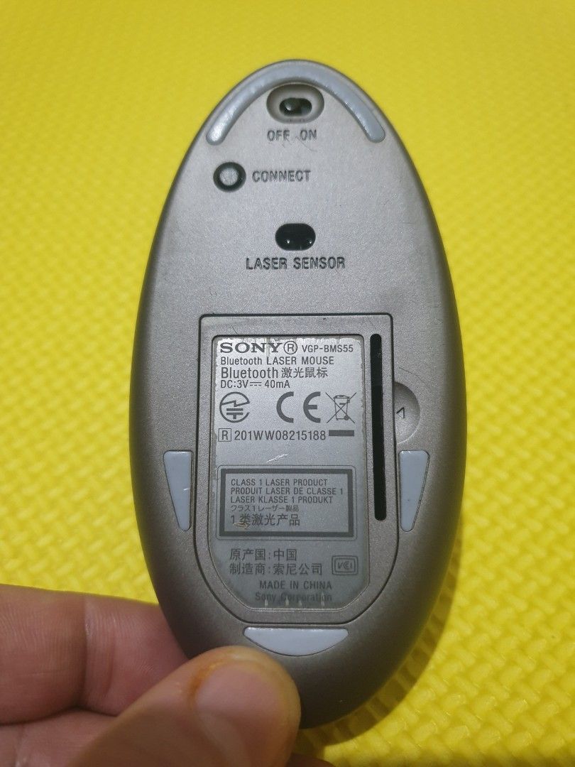 Sony Vaio VGP-BMS55 2.4GHz Wireless Bluetooth Mouse, Computers & Tech ...