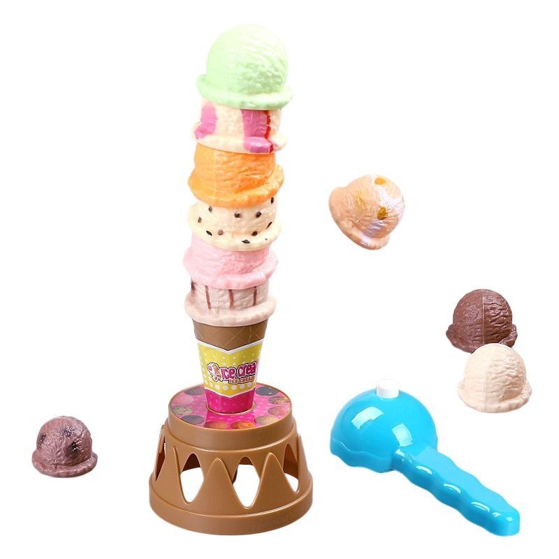 Stacking Ice Cream Blocks Toy Balancing, Hobbies & Toys, Toys & Games ...
