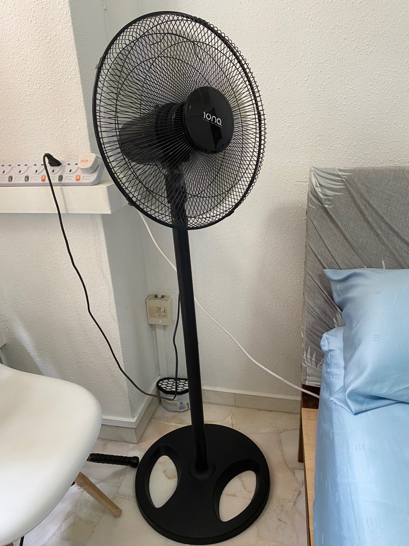 Stand fan (black), Furniture & Home Living, Lighting & Fans, Fans on ...