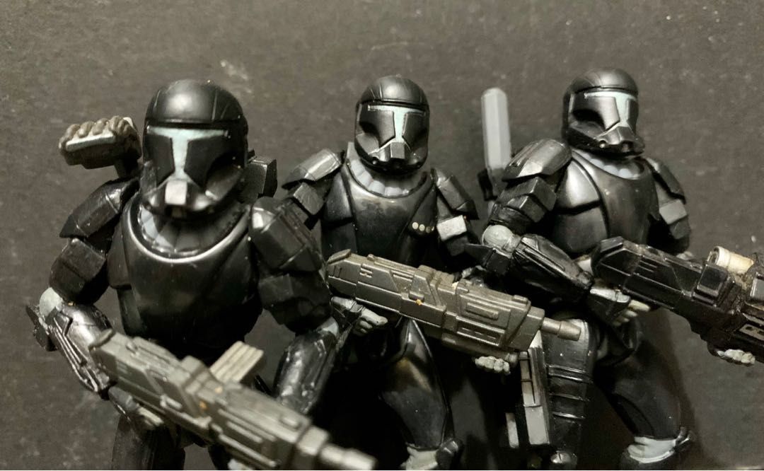 Star Wars Hasbro Clone Wars 30th Anniversary TAC Rare Black Republic ...