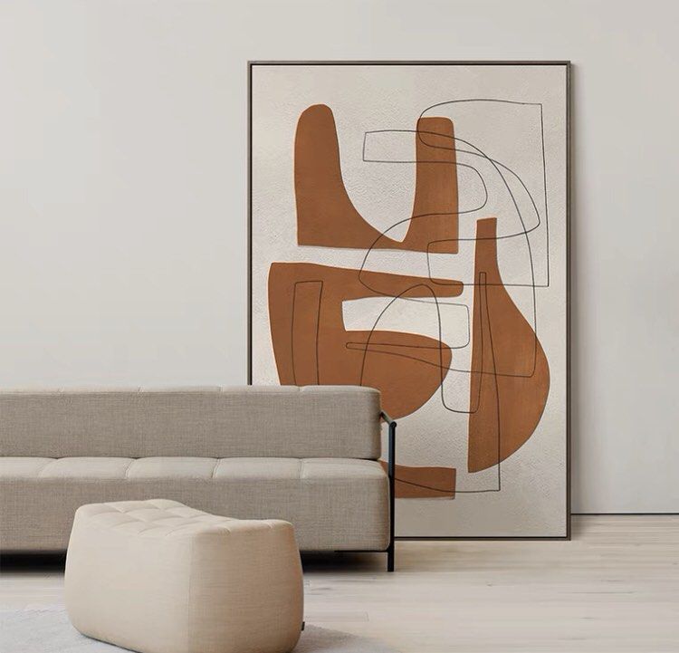 sTazE abstract art painting, Furniture & Home Living, Home Decor, Wall ...
