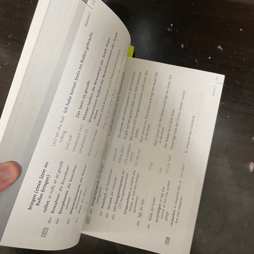 studio [21] deutsch glossar / german vocab list (a2) | nus german ...