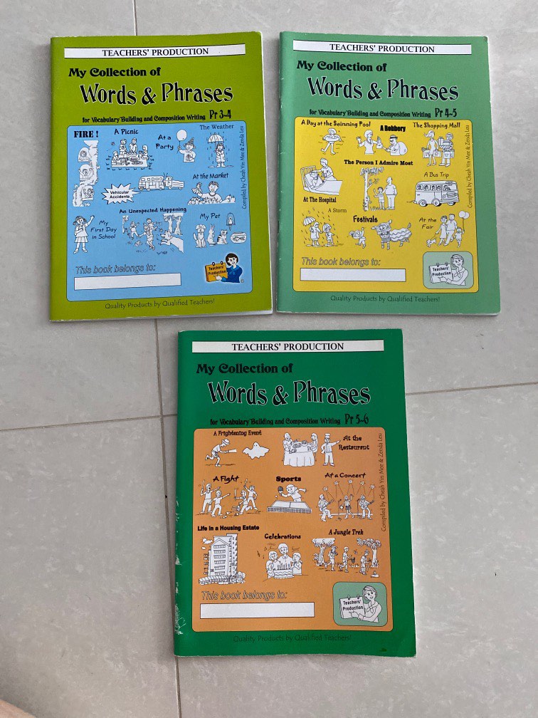 Teachers’ production - Words & Phrases, Hobbies & Toys, Books ...