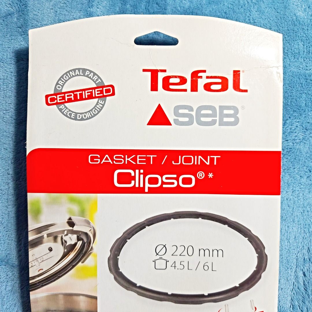 TEFAL Clipso 6L Big Pressure Cooker with spare Gasket, TV & Home ...