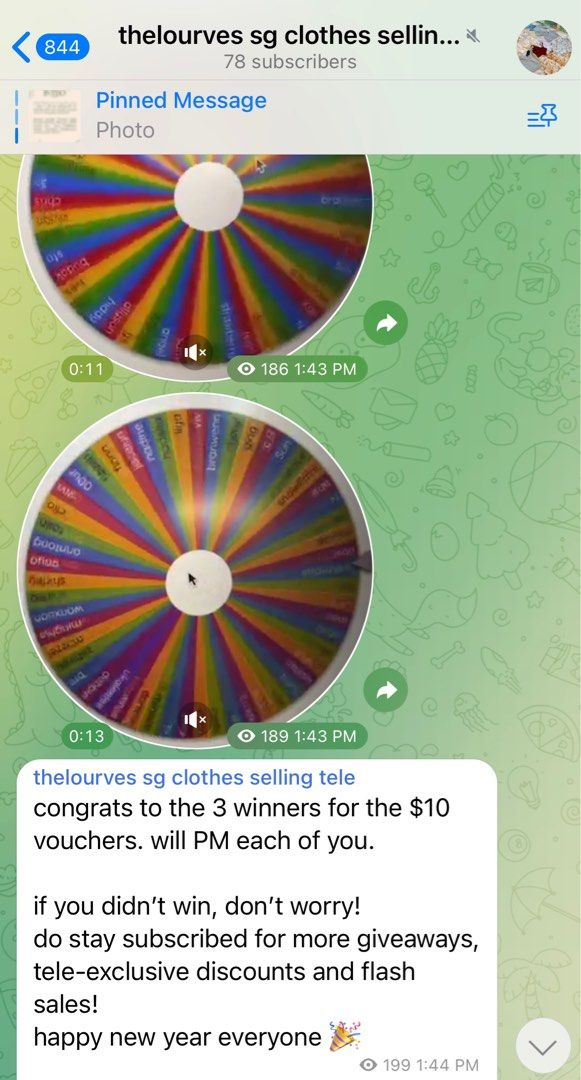 tele channel promos & giveaways, Announcements on Carousell