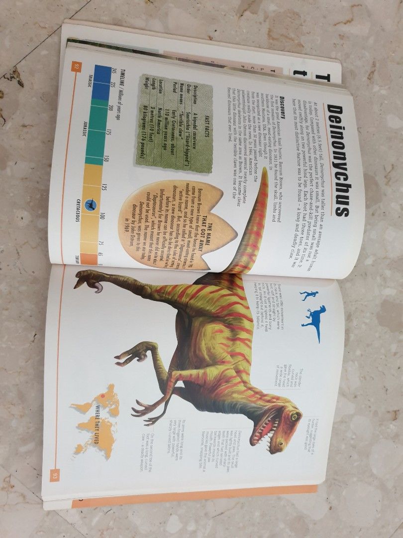 The Illustrated Dinosaur Encyclopedia, Hobbies & Toys, Books ...