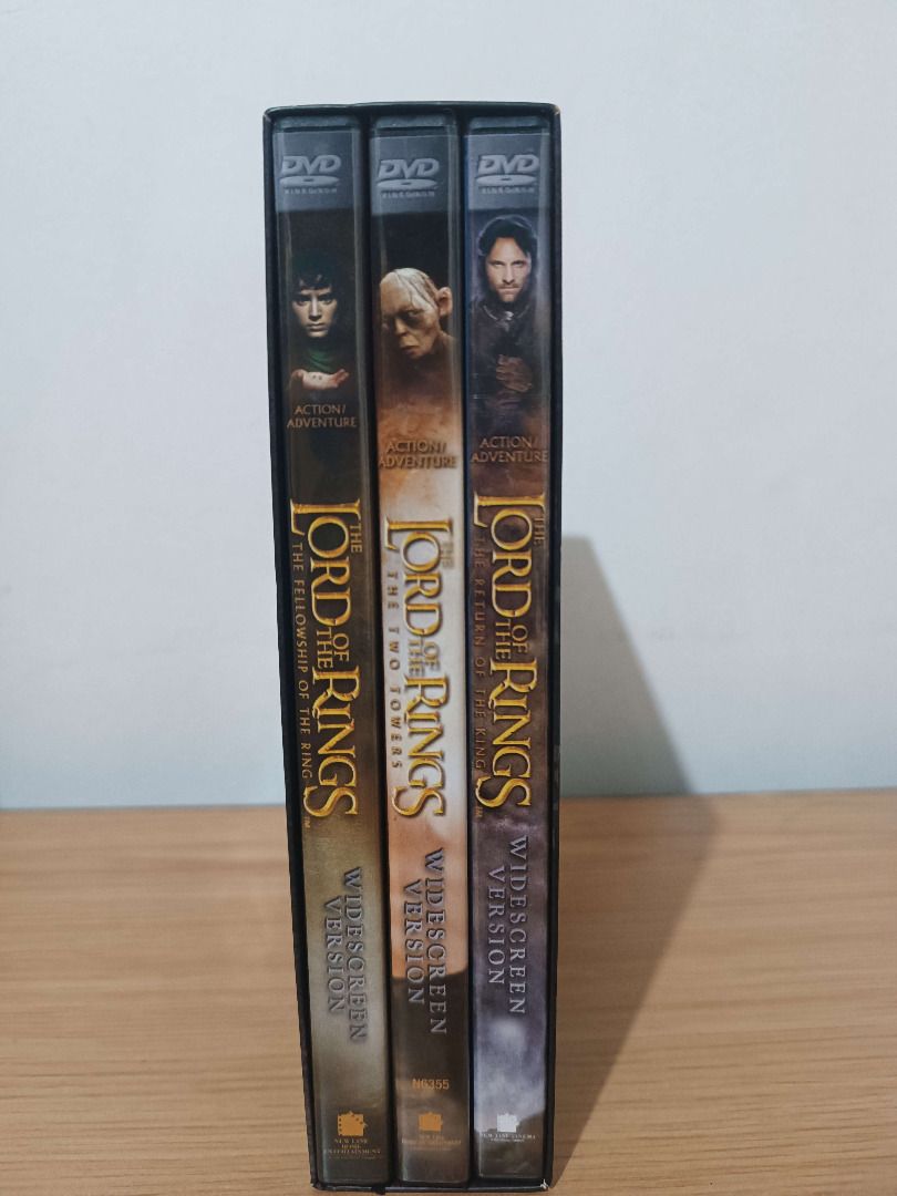 The Lord of the Rings DVD Box Set, Hobbies & Toys, Music & Media, CDs ...