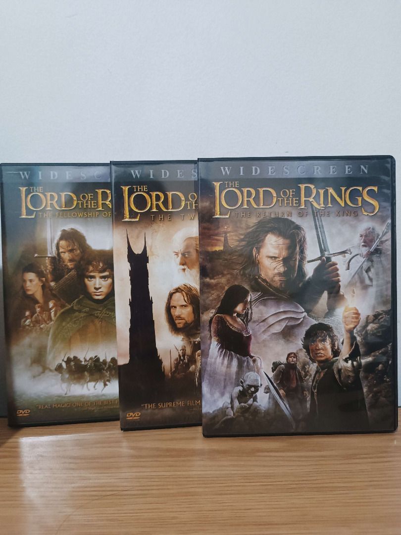 The Lord of the Rings DVD Box Set, Hobbies & Toys, Music & Media, CDs ...