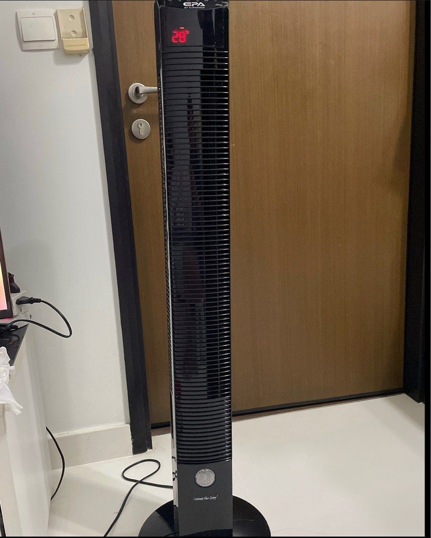 Slim Tower Fan Europace 1129, TV & Home Appliances, Other Home ...