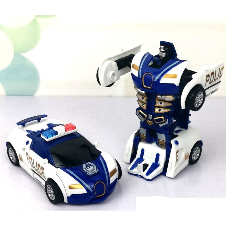 Transformer Car Police Car, Hobbies & Toys, Toys & Games on Carousell
