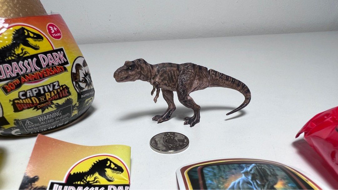 T-Rex Mini Figure Jurassic Park 30th Anniversary Captivz Collection ...