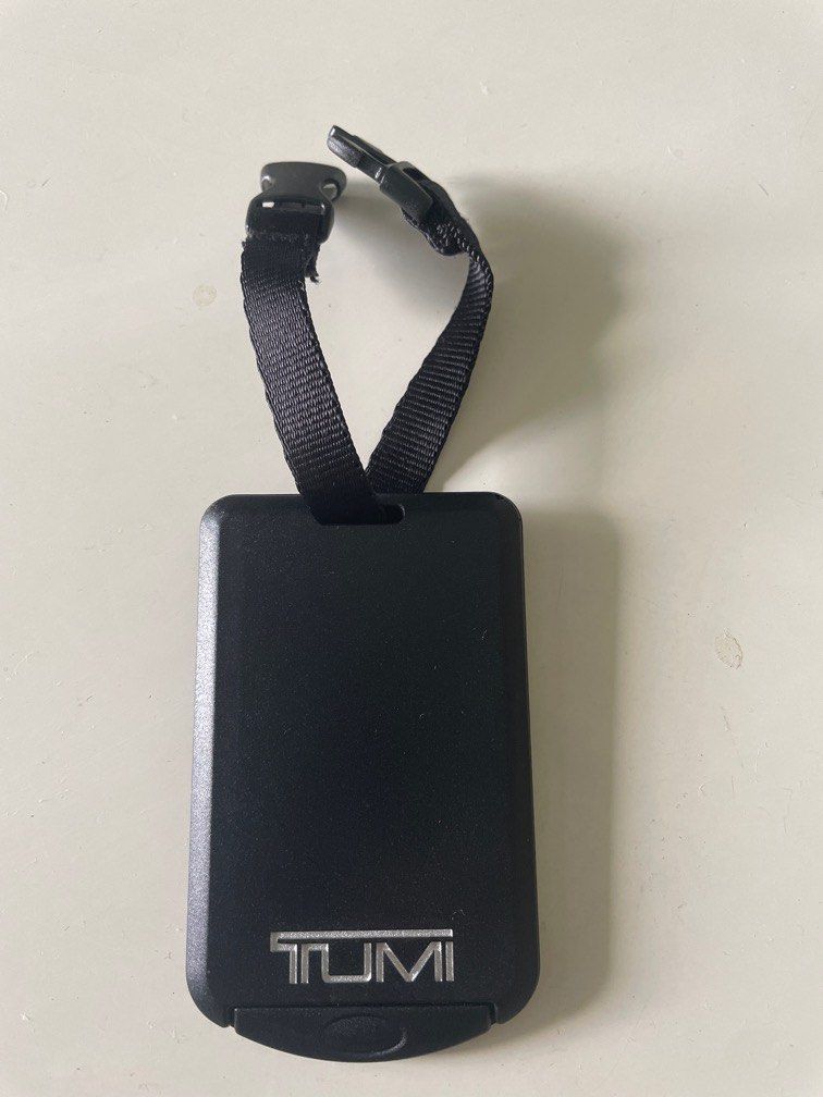 TUMI (original) luggage tag, Hobbies & Toys, Travel, Travel Essentials ...
