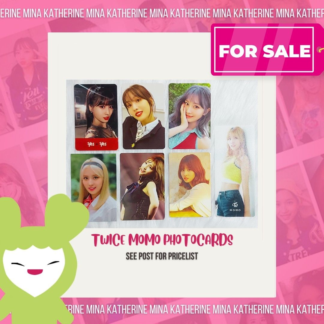 TWICE Momo Photocards, Hobbies & Toys, Memorabilia & Collectibles, K ...