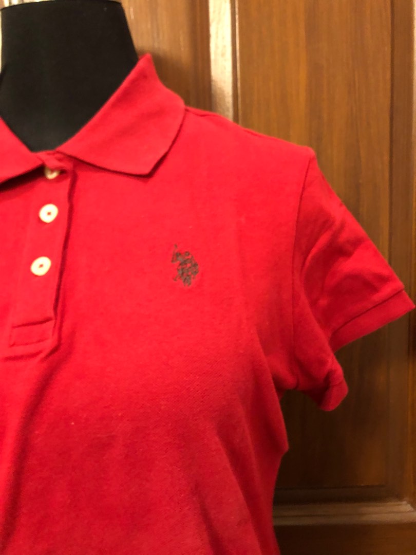 US POLO ASSN RED, Men's Fashion, Tops & Sets, Tshirts & Polo Shirts on ...