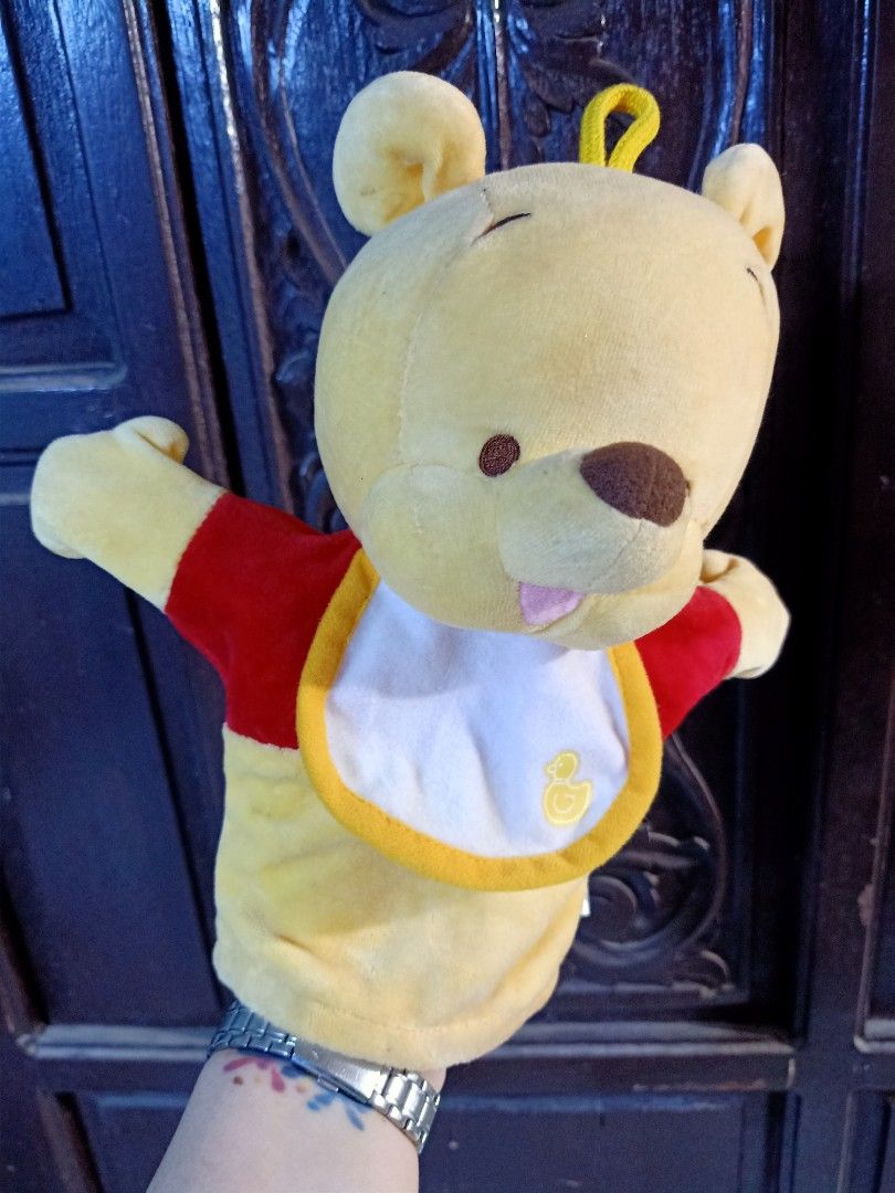 VERY CUTE WINNIE THE POOH HAND PUPPET on Carousell