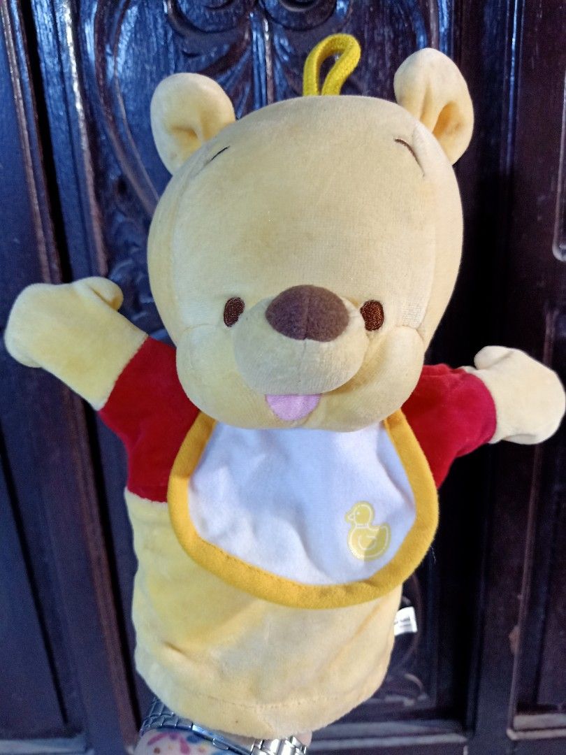 VERY CUTE WINNIE THE POOH HAND PUPPET on Carousell
